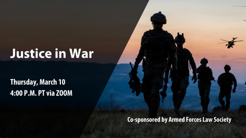 Justice in War | Southwestern Law School