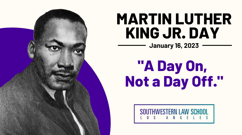 Martin Luther King Jr. Day 2023 — "A Day On, Not a Day Off ...
