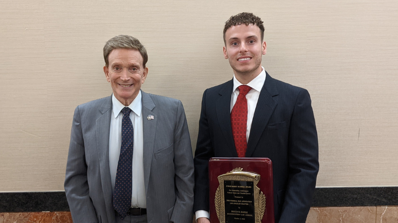 2L Rocco Basile Receives The Federal Bar Association's Prestigious ...